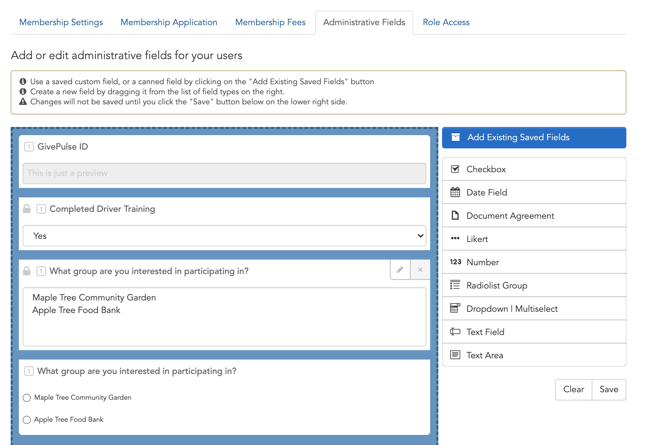 Customize Users: Creating & Managing Administrative Fields – GivePulse